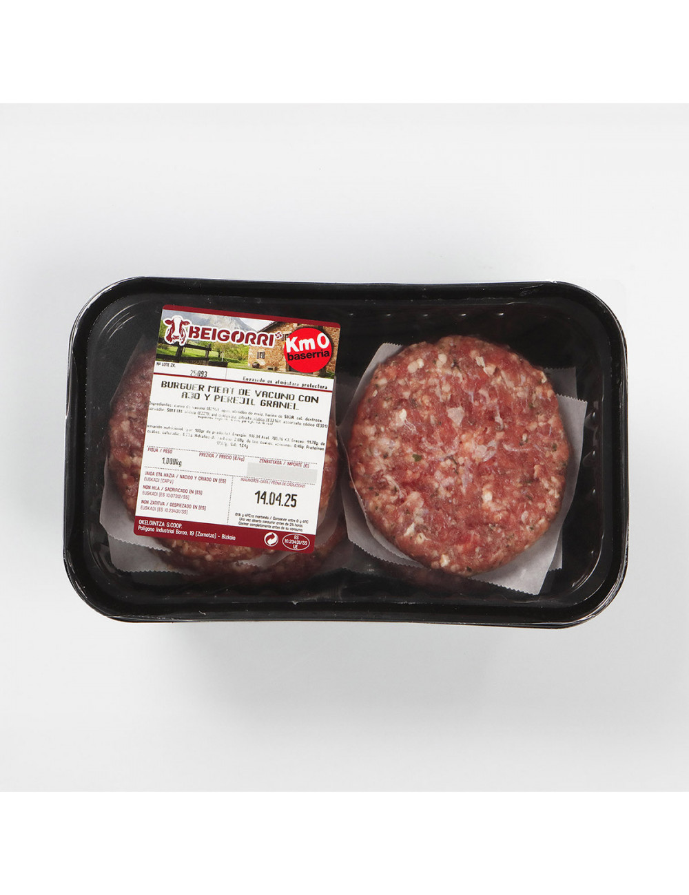 Hamburguesa de Vaca | BaserriaKM0: la tienda online de la carne vasca